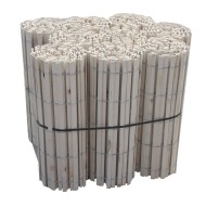 4' x 50' Roll Snow & Sand Barrier & Landscape Edging (Natural) - Wooden ...