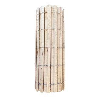 4' x 50' Roll Snow & Sand Barrier & Landscape Edging (Natural) - Wooden ...